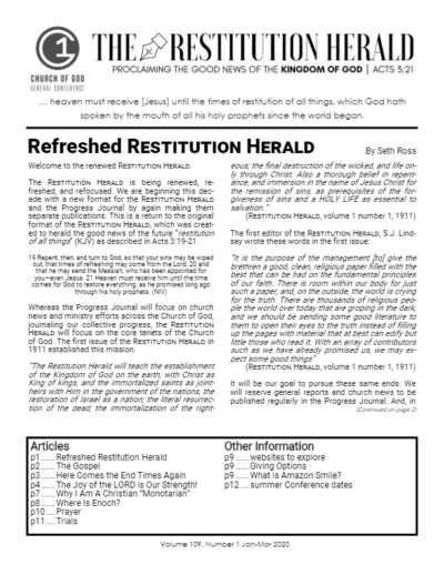 Restitution Herald / Progress Journal – COG Archives